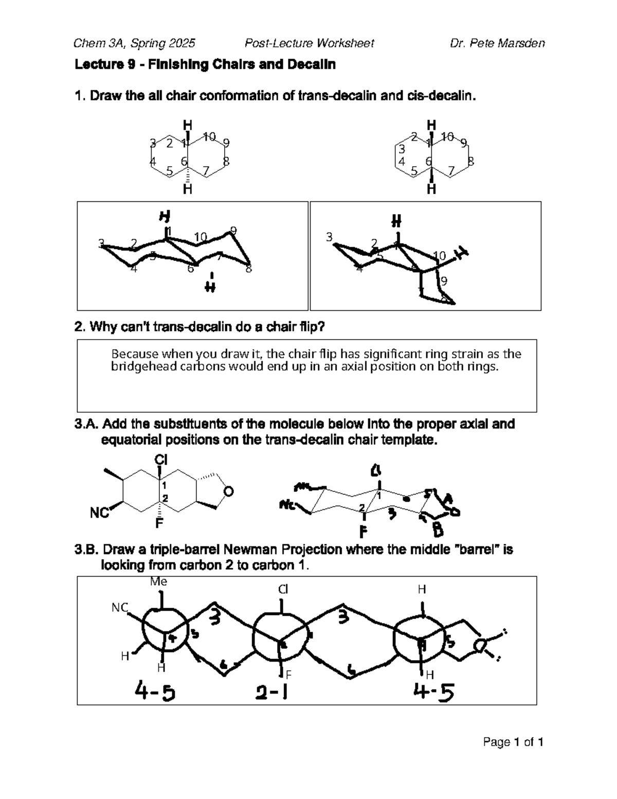 Lecture 09 - Post-Lecture Worksheet Chem 3A - Spring 2025 - Chem 3A ...