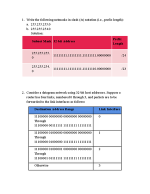 Sheet 2ans2 - Page 1 a) Complete Sheet 2 Computer Networks and Security 1- The term ...... means ...
