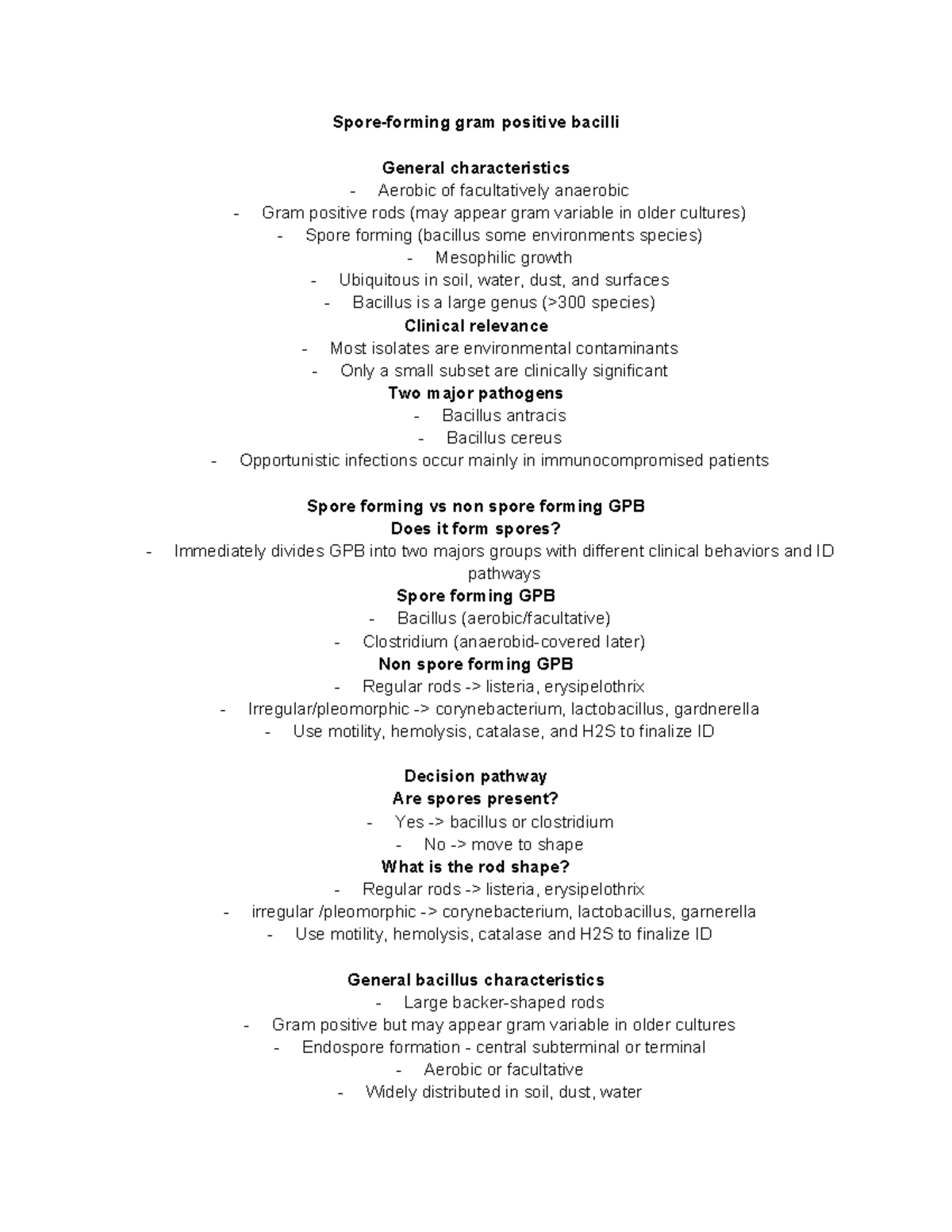 02 09 2026 Spore-Forming Gram Positive Bacilli: Characteristics ...