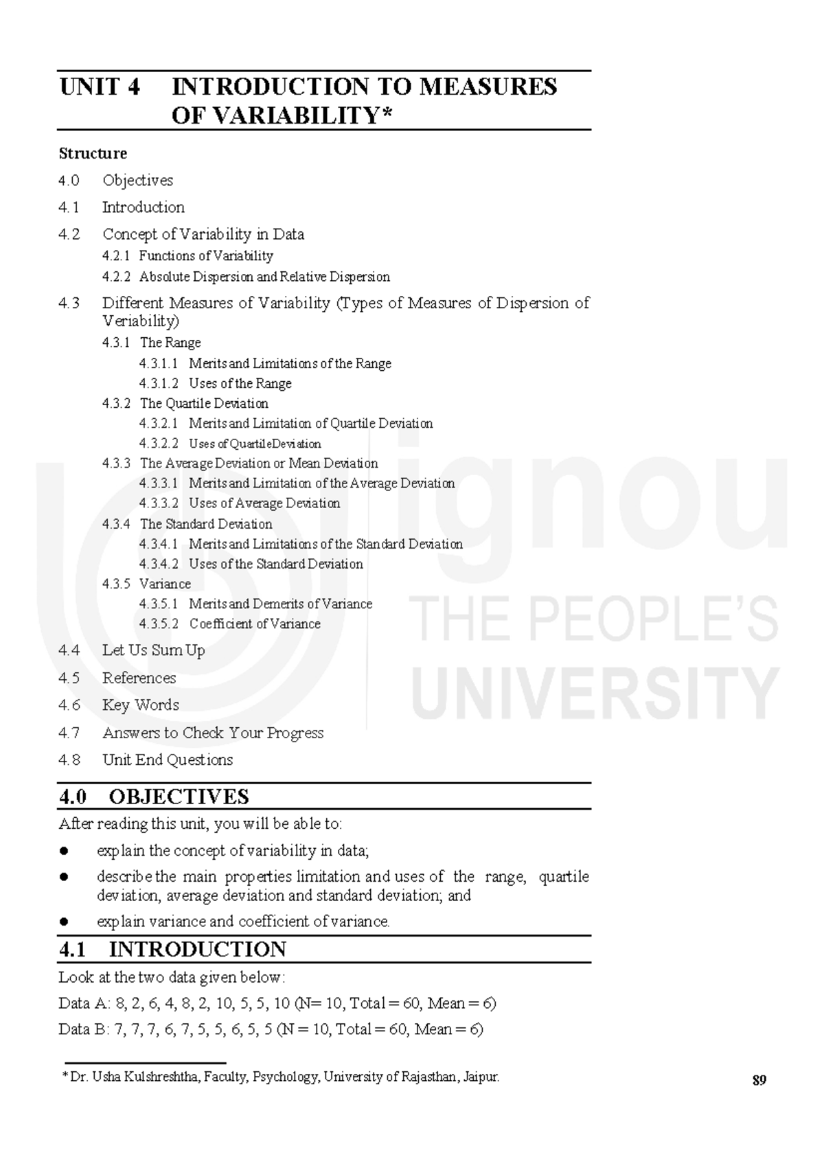 Measures of Variability in Statistics: Understanding Dispersion Concepts - Studocu