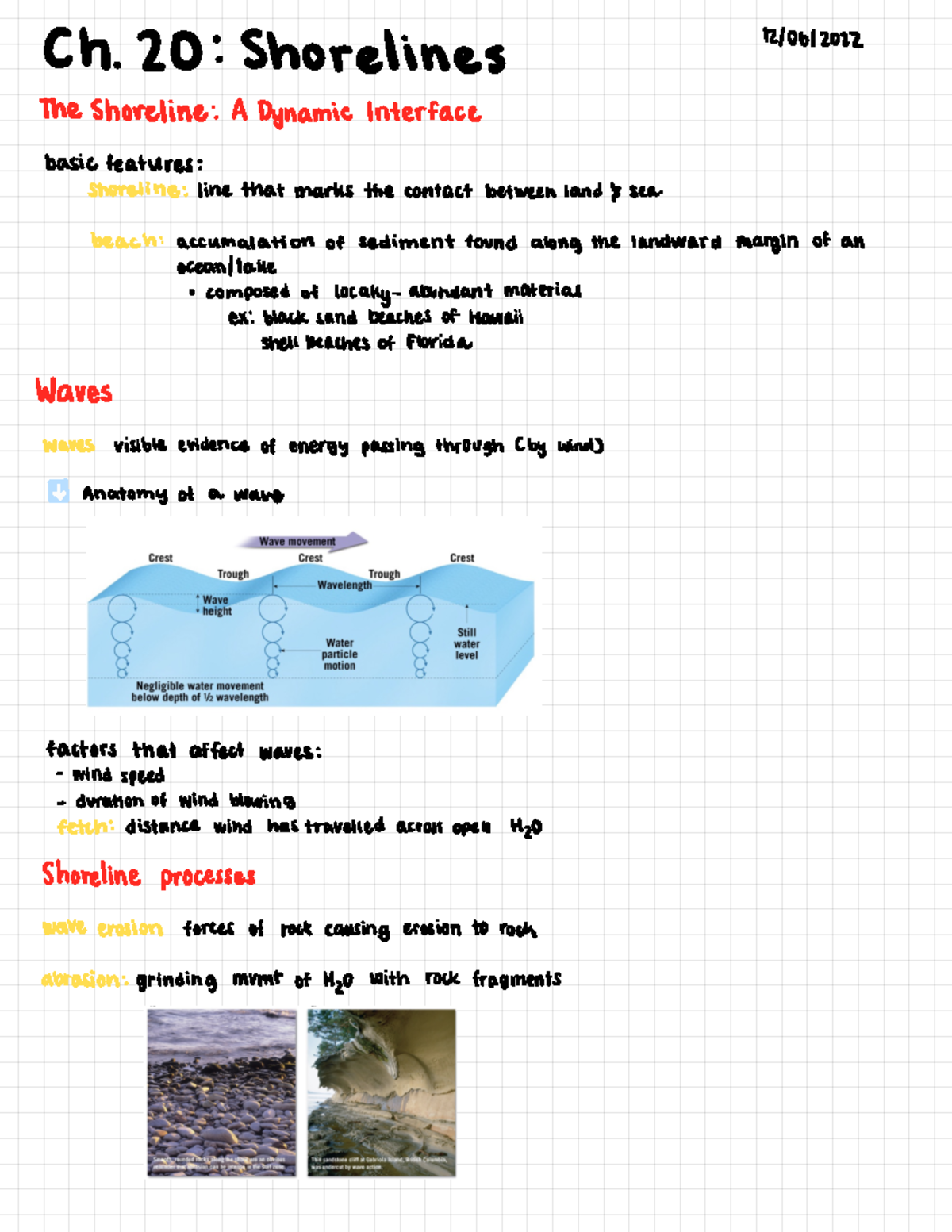 Ch. 20 Shorelines: Dynamics, Features, and Processes Explained - Studocu