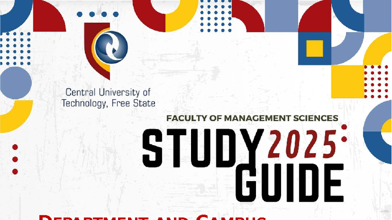 Strategic Management Study Guide (STM427) - 2025 Edition - Studocu