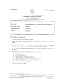 Construction Technology I - QSA102 - UiTM - Studocu