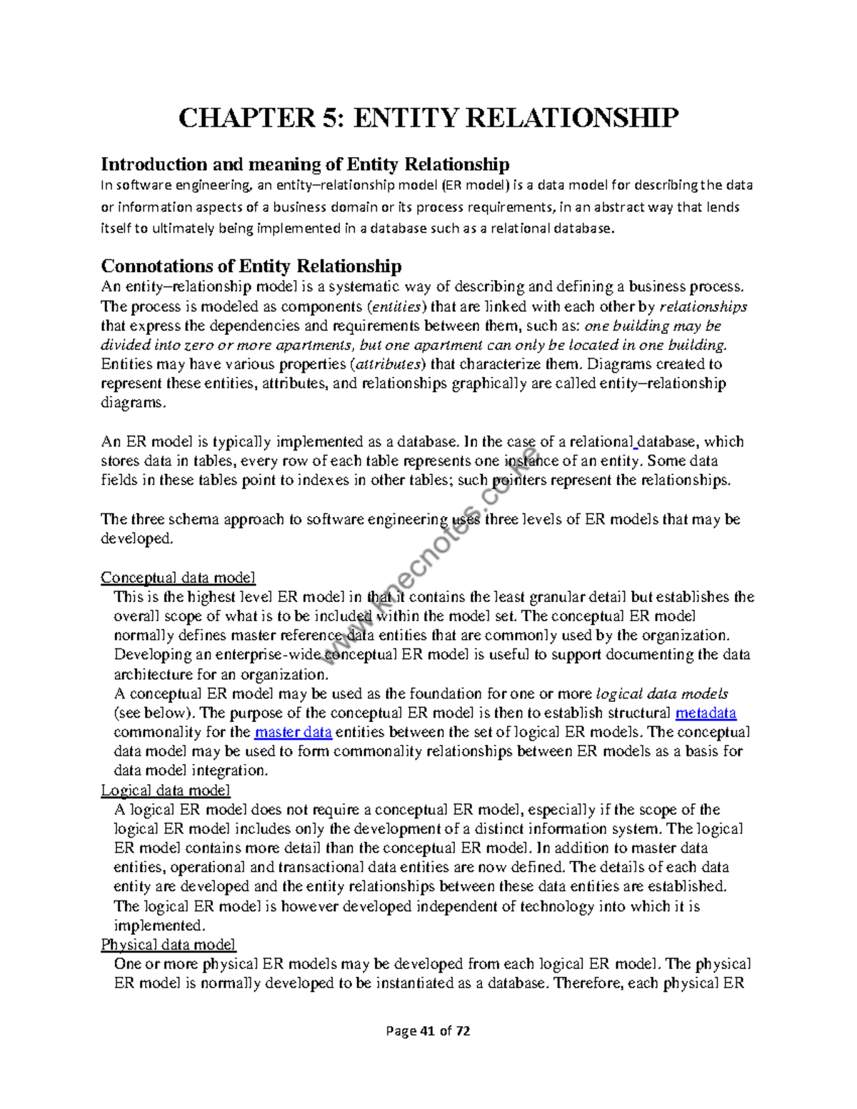 Entity- Relationship - practice - CHAPTER 5: ENTITY RELATIONSHIP ...