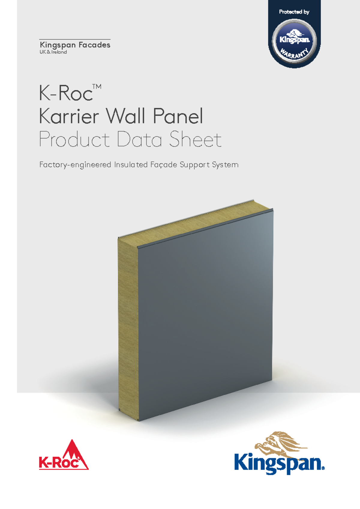 Kingspan k roc karrier panel data sheet en gb ie - Kingspan Facades ...