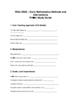 D692 - early mathematics methods and interventions - Studocu