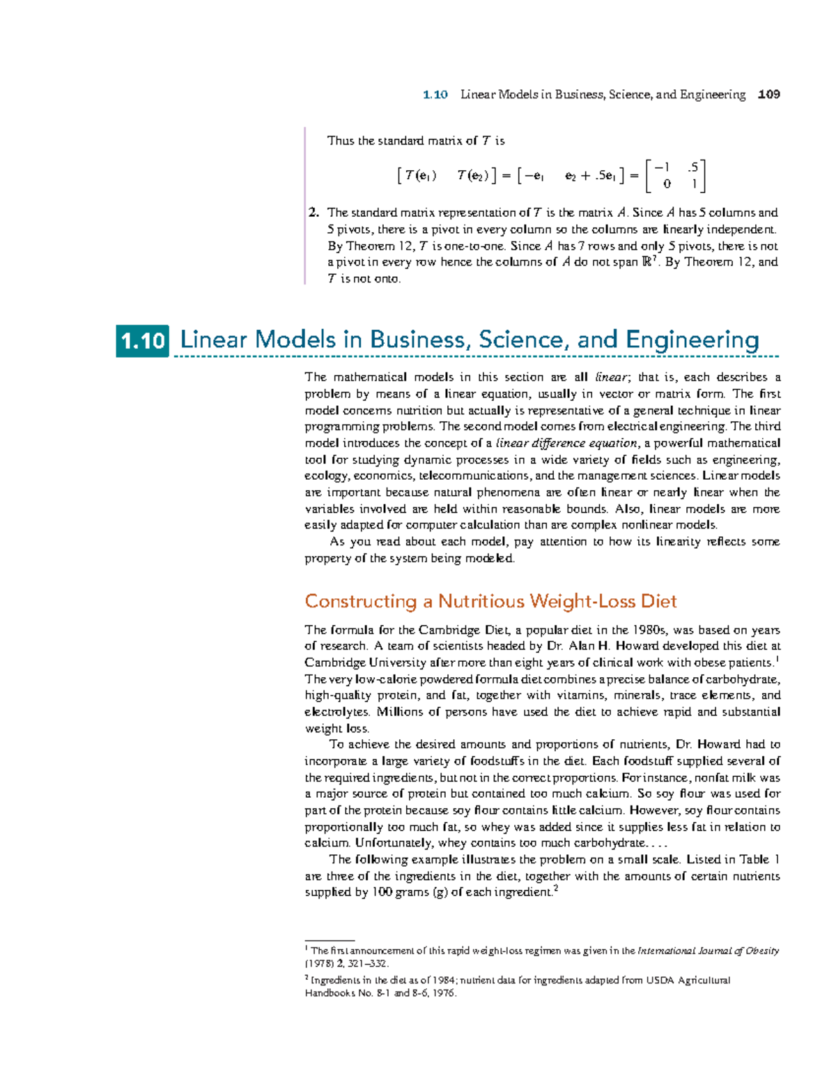 Linear Models in Business, Science, and Engineering - 110-121 - Studocu