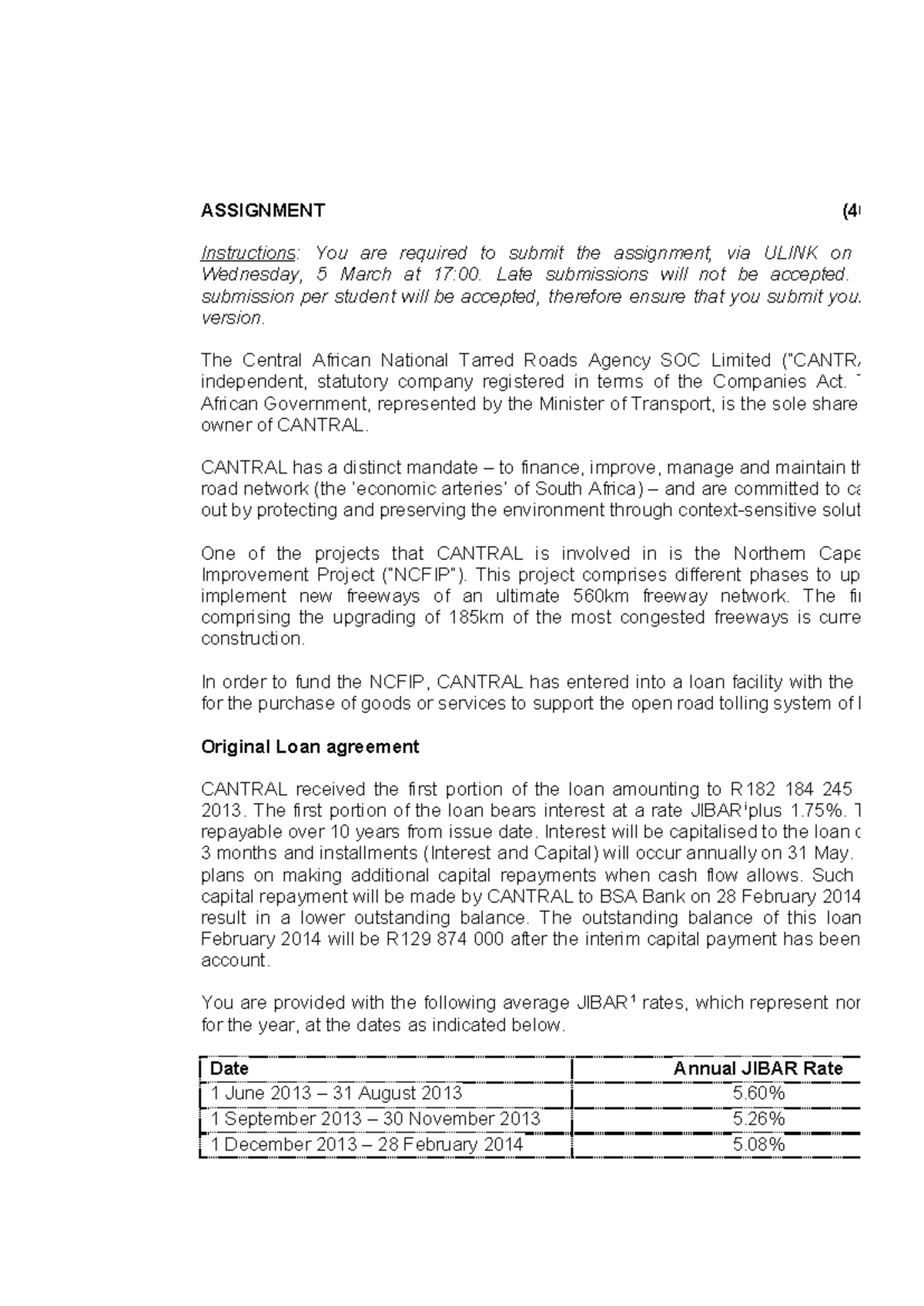 Time Value of Money Assignment (40 Marks) - Due 5 March 2024 - Studocu