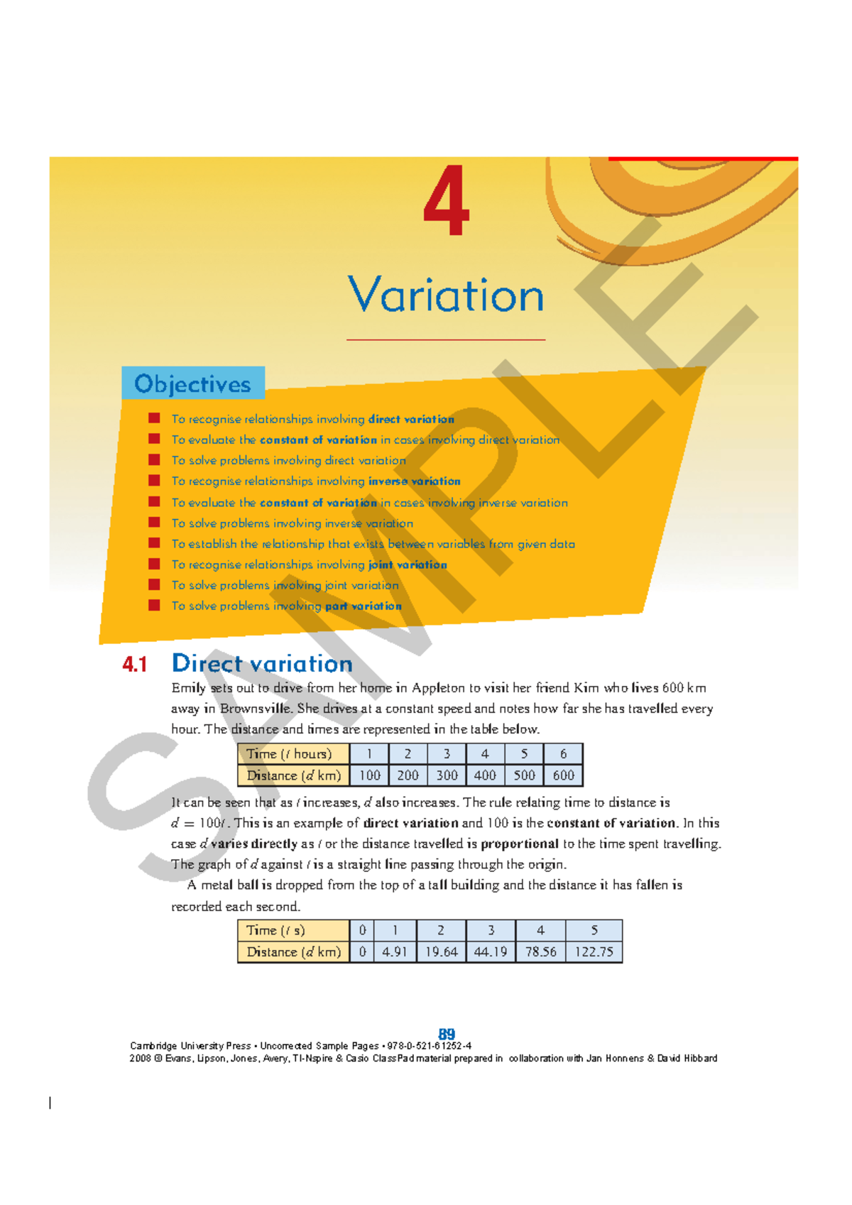 Variation Chapter 4 - Essential Advanced General Mathematics (P2: FXS ...