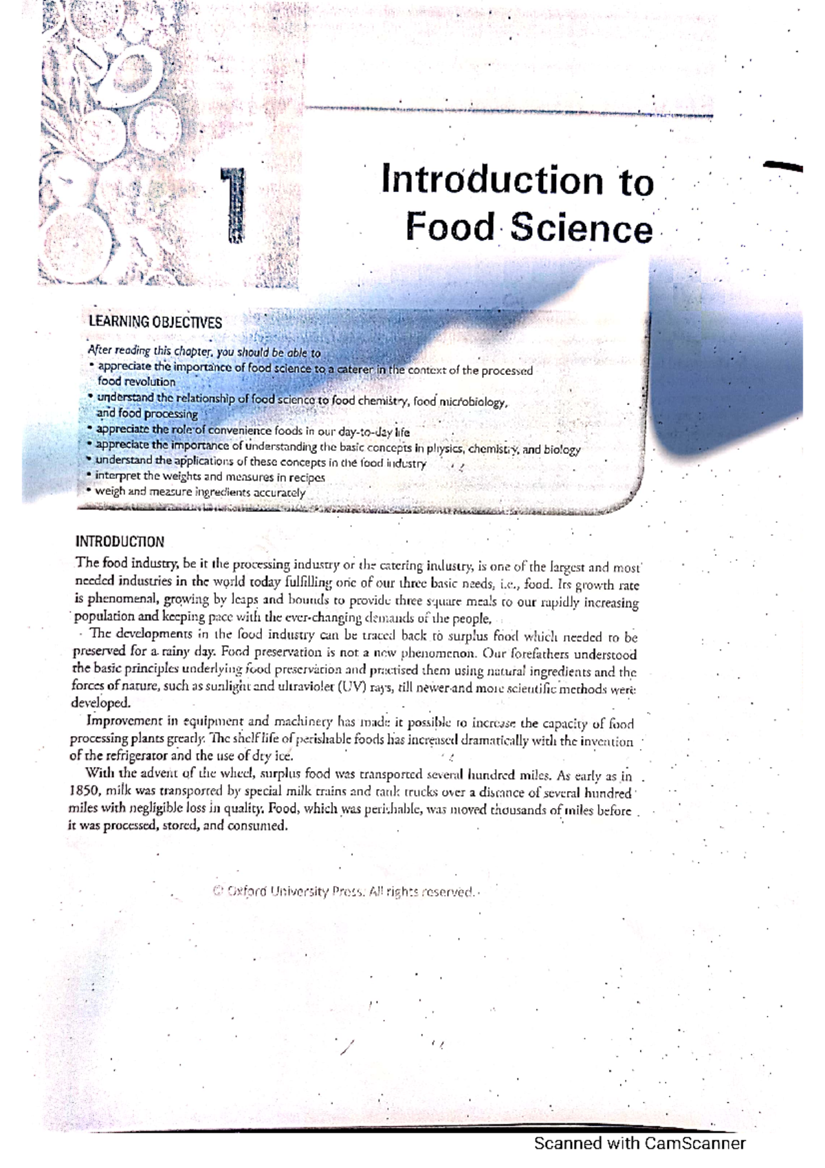 FND 546 Notes - food preservation - Agriculture - Studocu