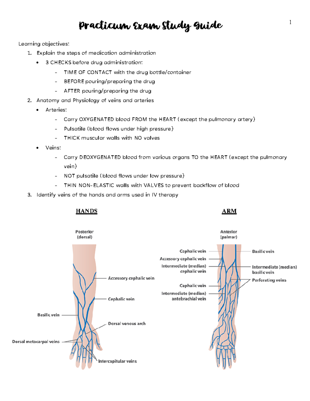 Practicum Exam Study Guide - Practicum Exam Study Guide Learning ...