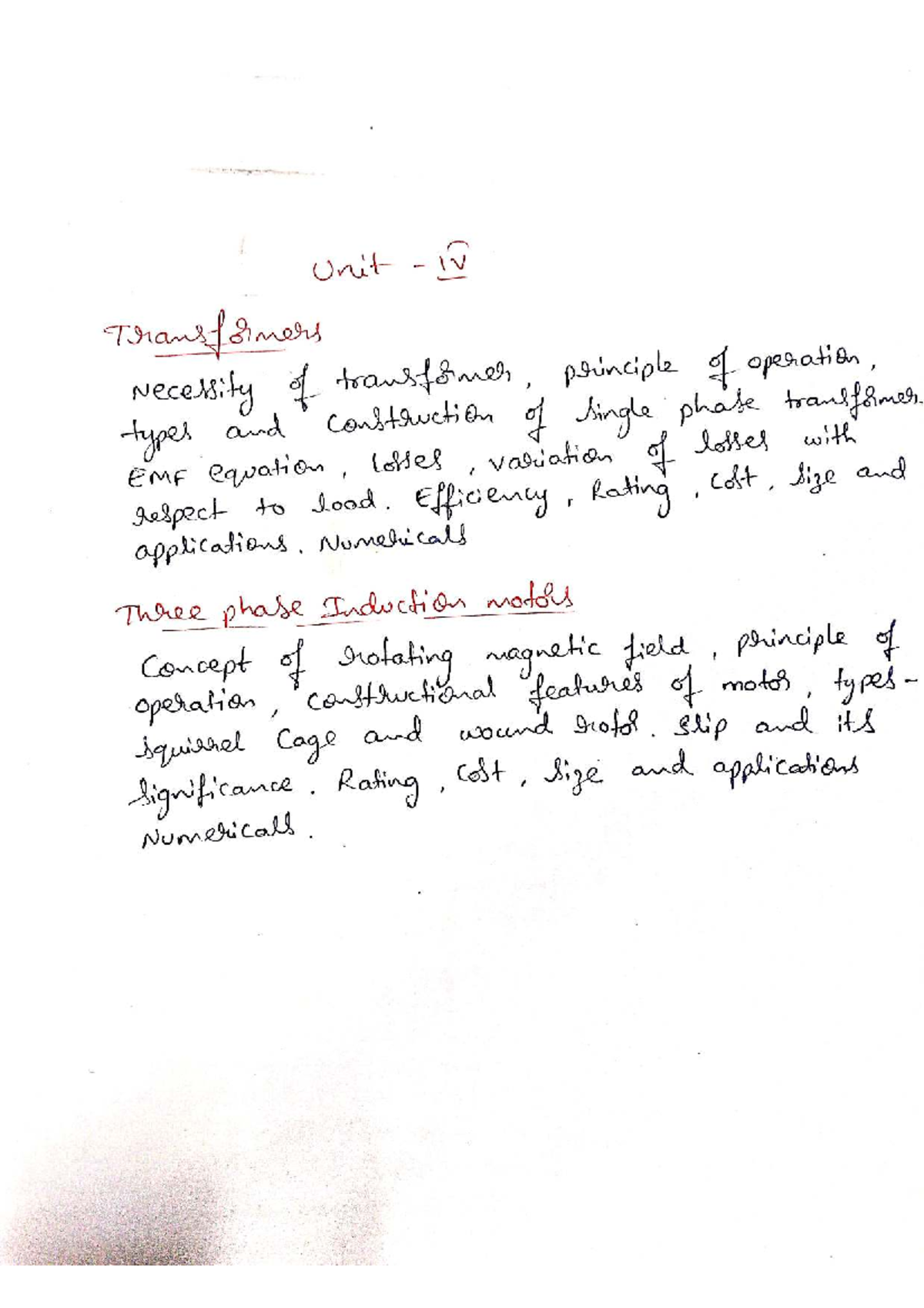 Unit IVI Transformer Types & Construction: Principles & Applications ...