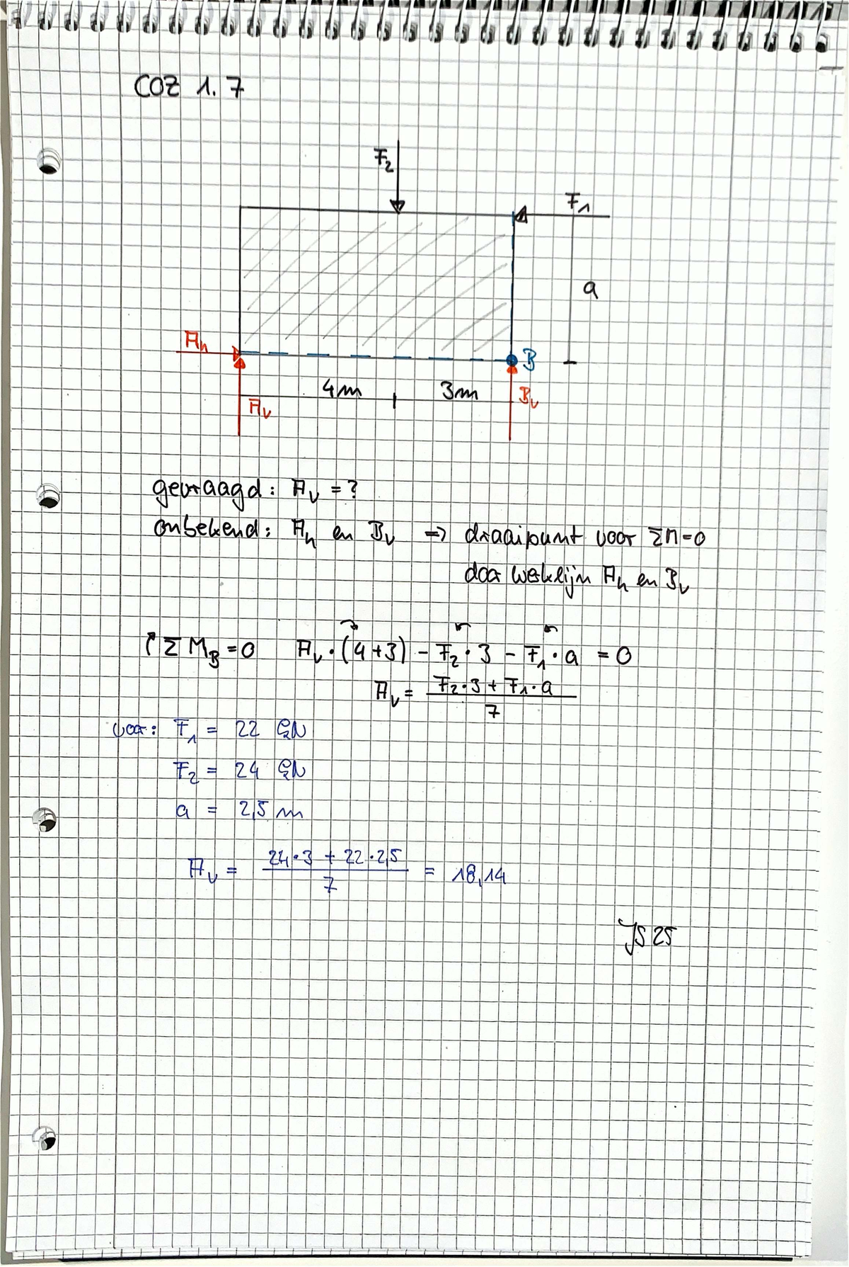 COZ 17 Oefenmateriaal: F2, Fn, en Draaipunten UOOT - Studeersnel