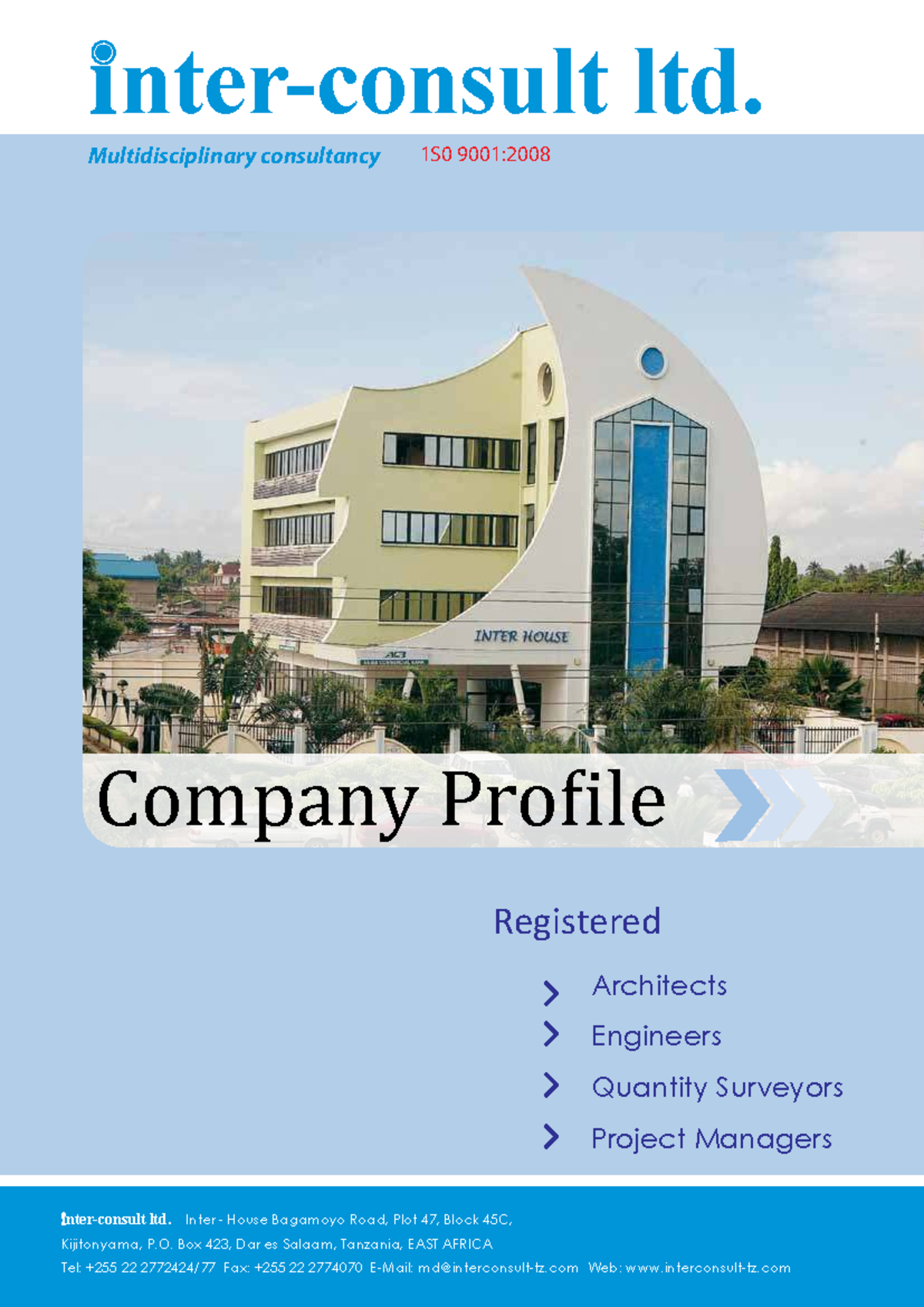 Inter Consult Company Profile: Multidisciplinary Consultancy Overview - Studocu