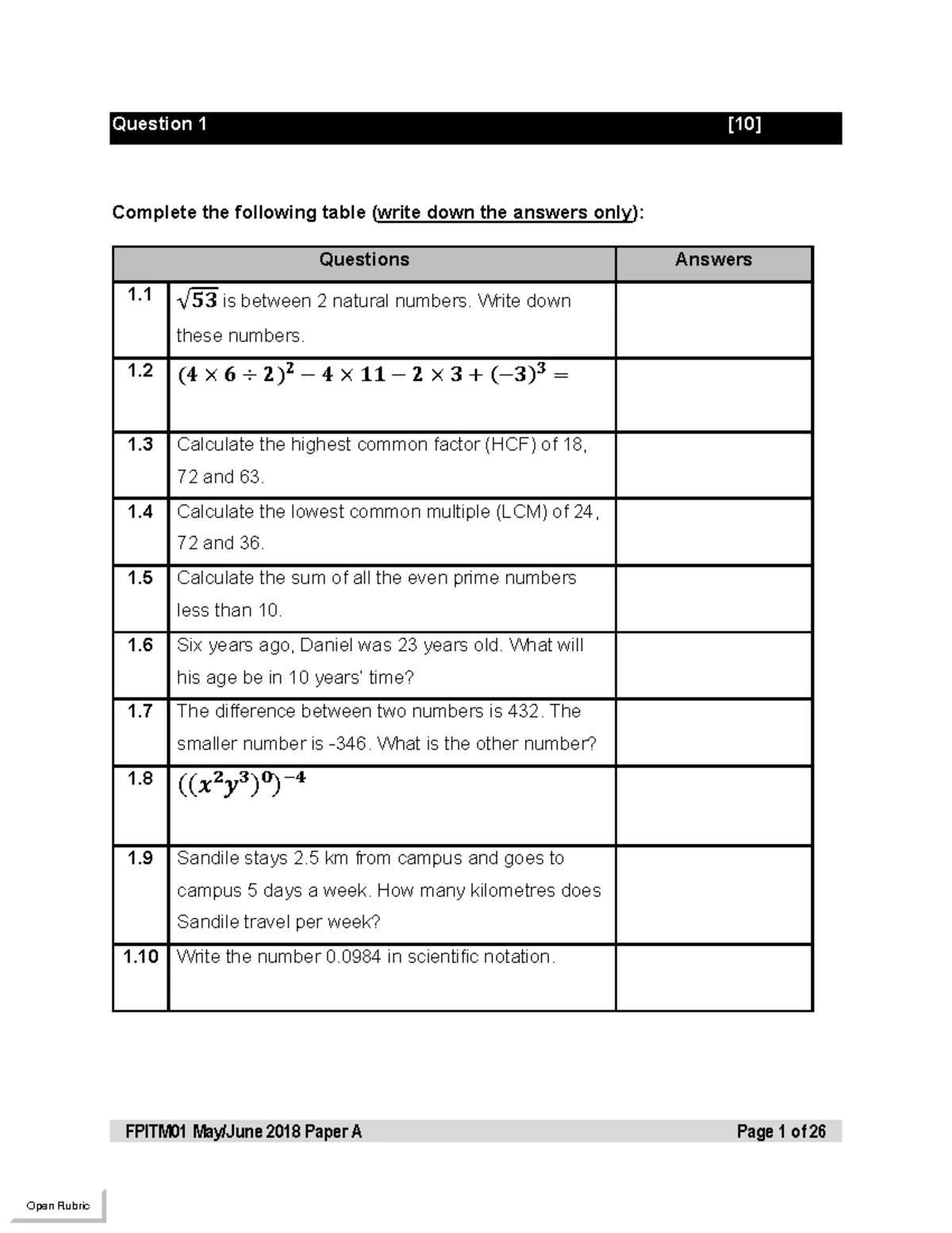 N230 - Computer Practice N6 Final Exam Question Paper June 2022 - Studocu