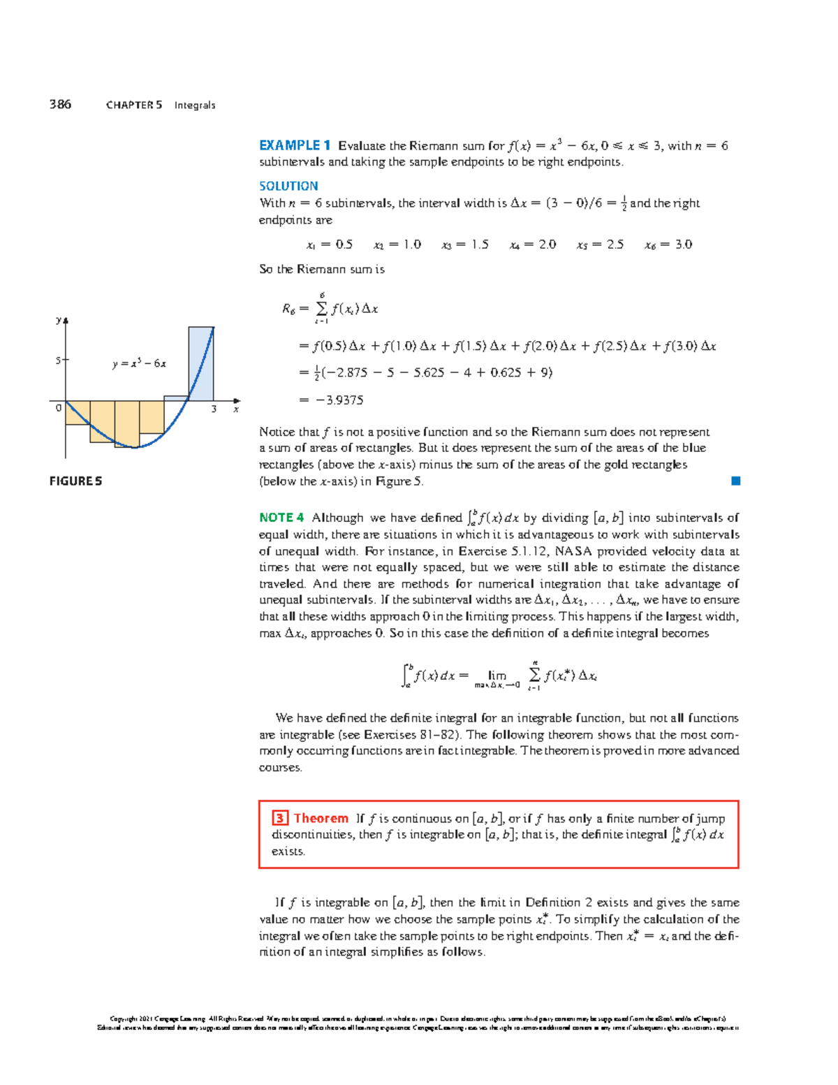 386 CHAPTER 5 Integrals: Riemann Sum Evaluation Example - Studocu