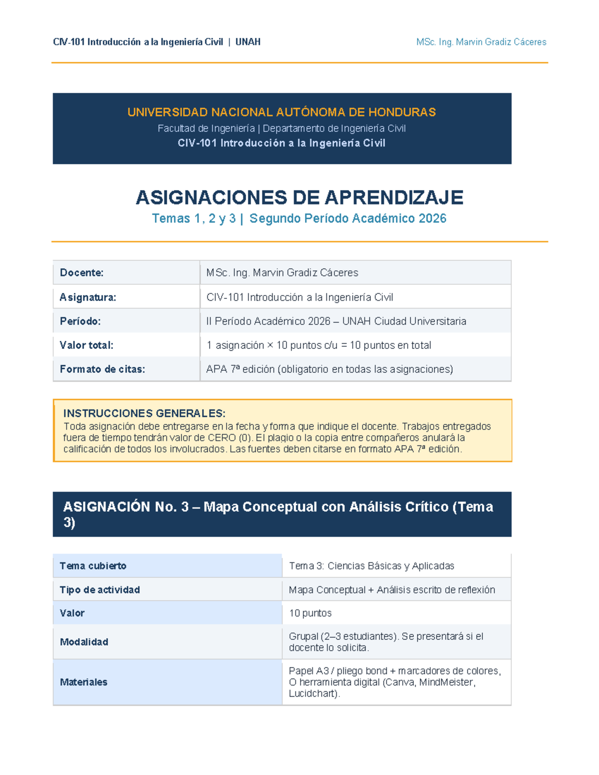 Asignación 3: Mapa Conceptual y Análisis Crítico - IIC 2PAC 2026 - Studocu