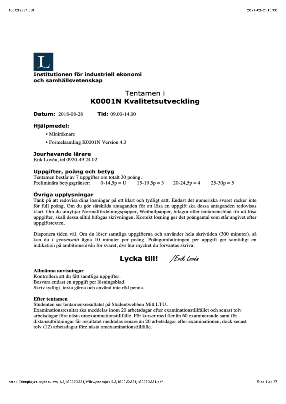 K0001N-2018 0828 - fafafaf - L0010N - Studocu