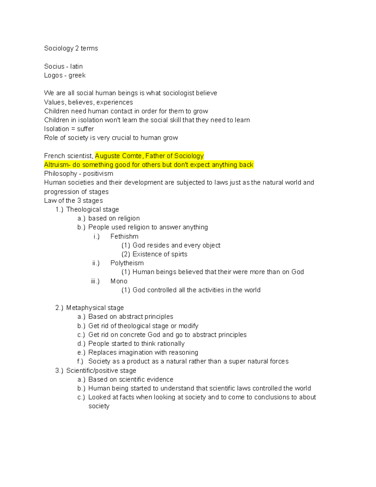 Sociology 2 Lecture Notes: Theories and Social Structures Insights ...