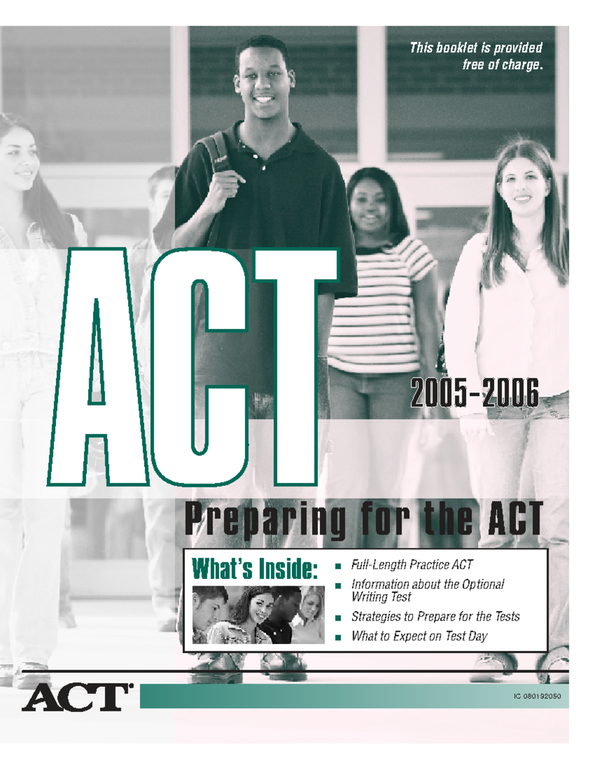 Preparing for the ACT: Strategies and Practice Tests (IC 080192050 ...