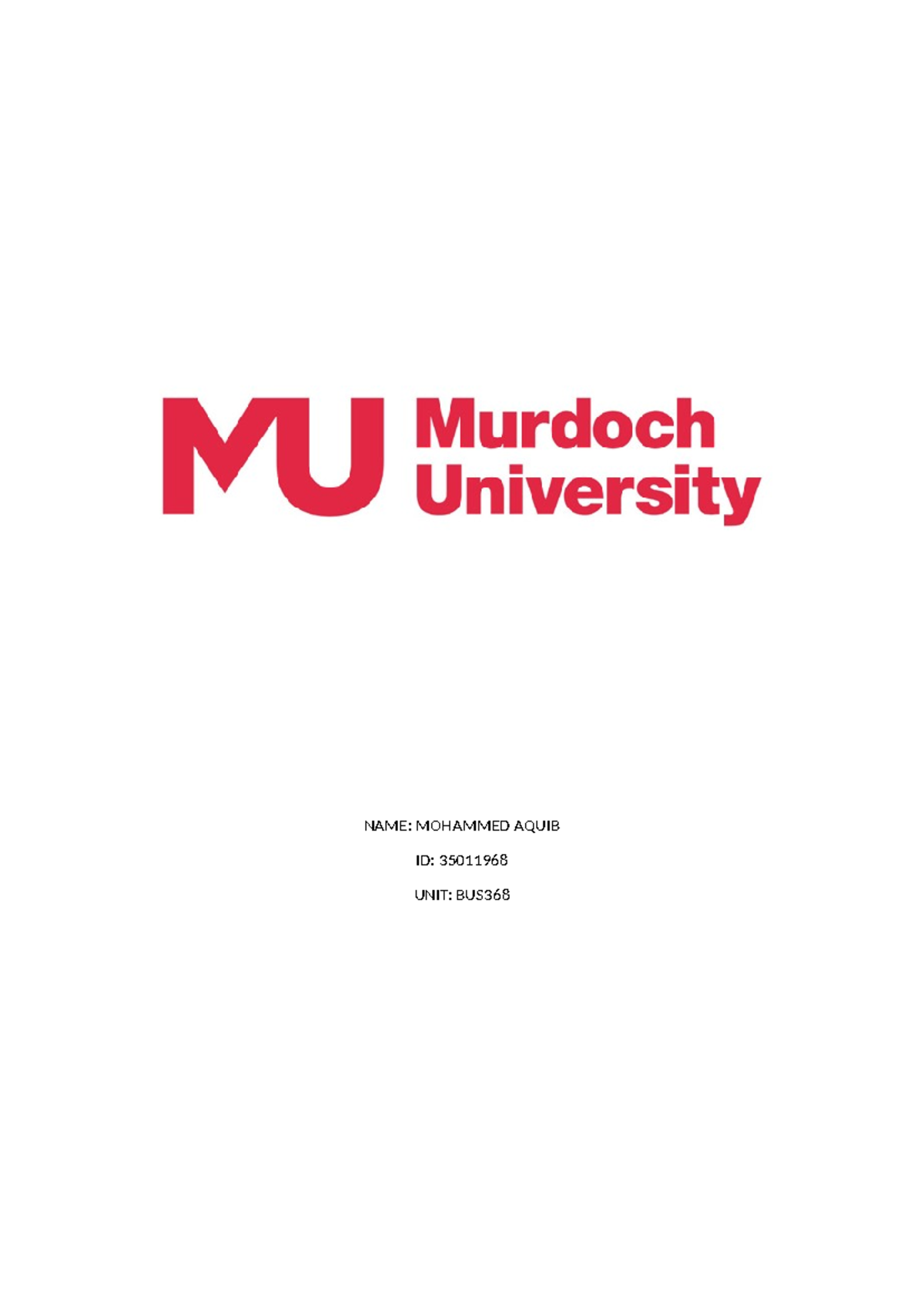 BUS368 Ethical Decision: Accessibility of AI Algorithm for Health - Studocu