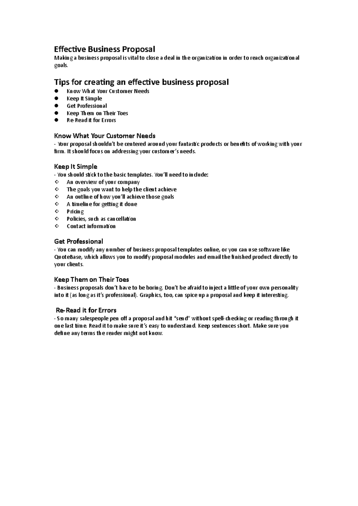 Effective-Business-Proposal for a business - Effective Business ...