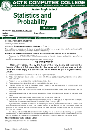 Basic Calculus (Module 2) - MODULE 2 BASIC CALCULUS KEY TAKEAWAYS In ...