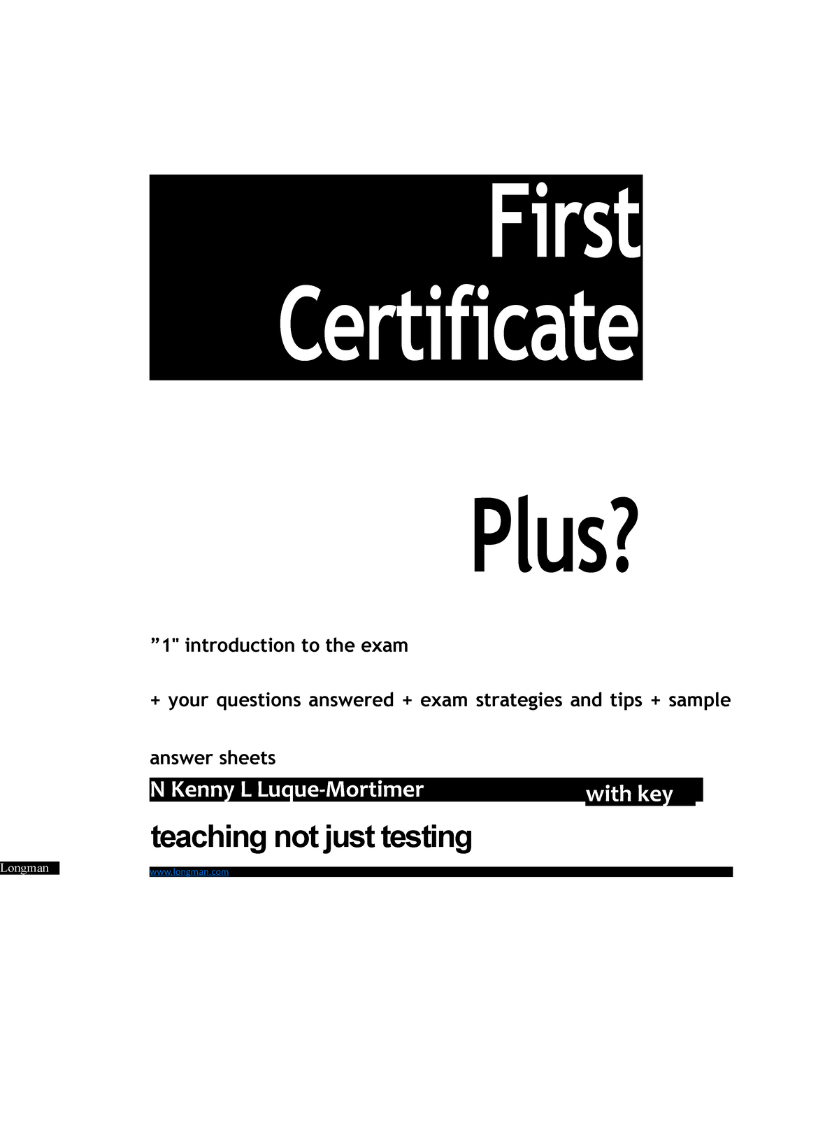 First Certificate - upgrade - First Certificate Plus? ####### ”1 ...