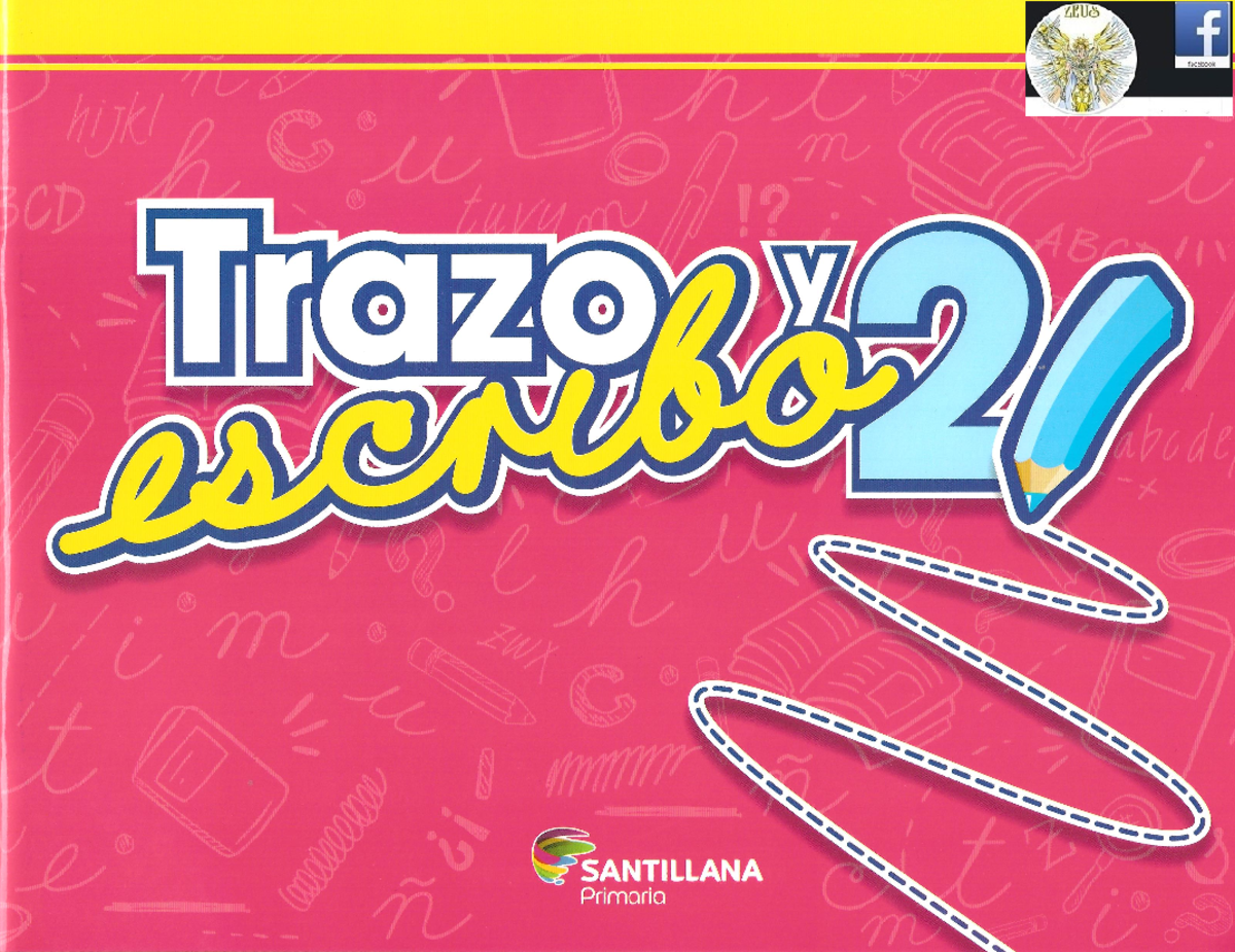 Trazo y Escribo 2 - Libro de Grafomotricidad de 2° Grado SANTILLANA ...