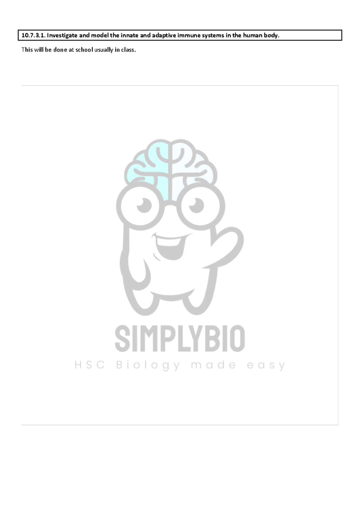 T7 IQ3 - Immune System: Innate & Adaptive Responses Explained - Studocu