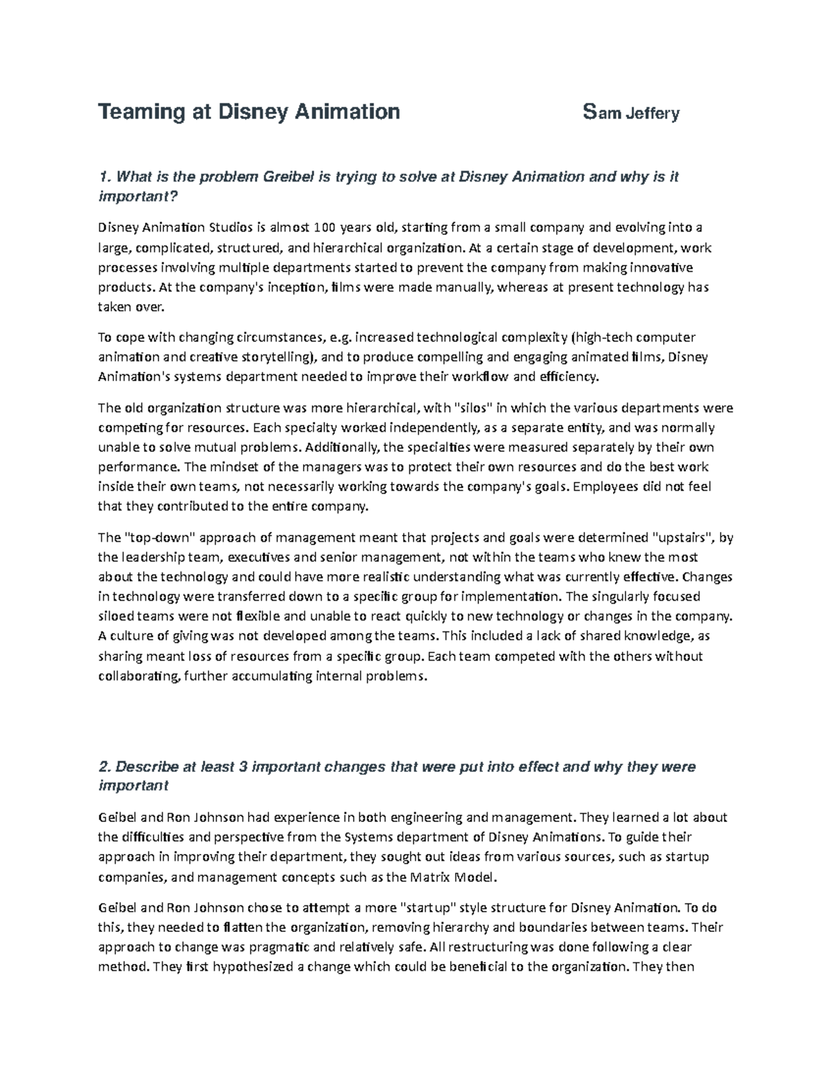 Teaming At Disney Animation Book Solutions For Important Questions ...