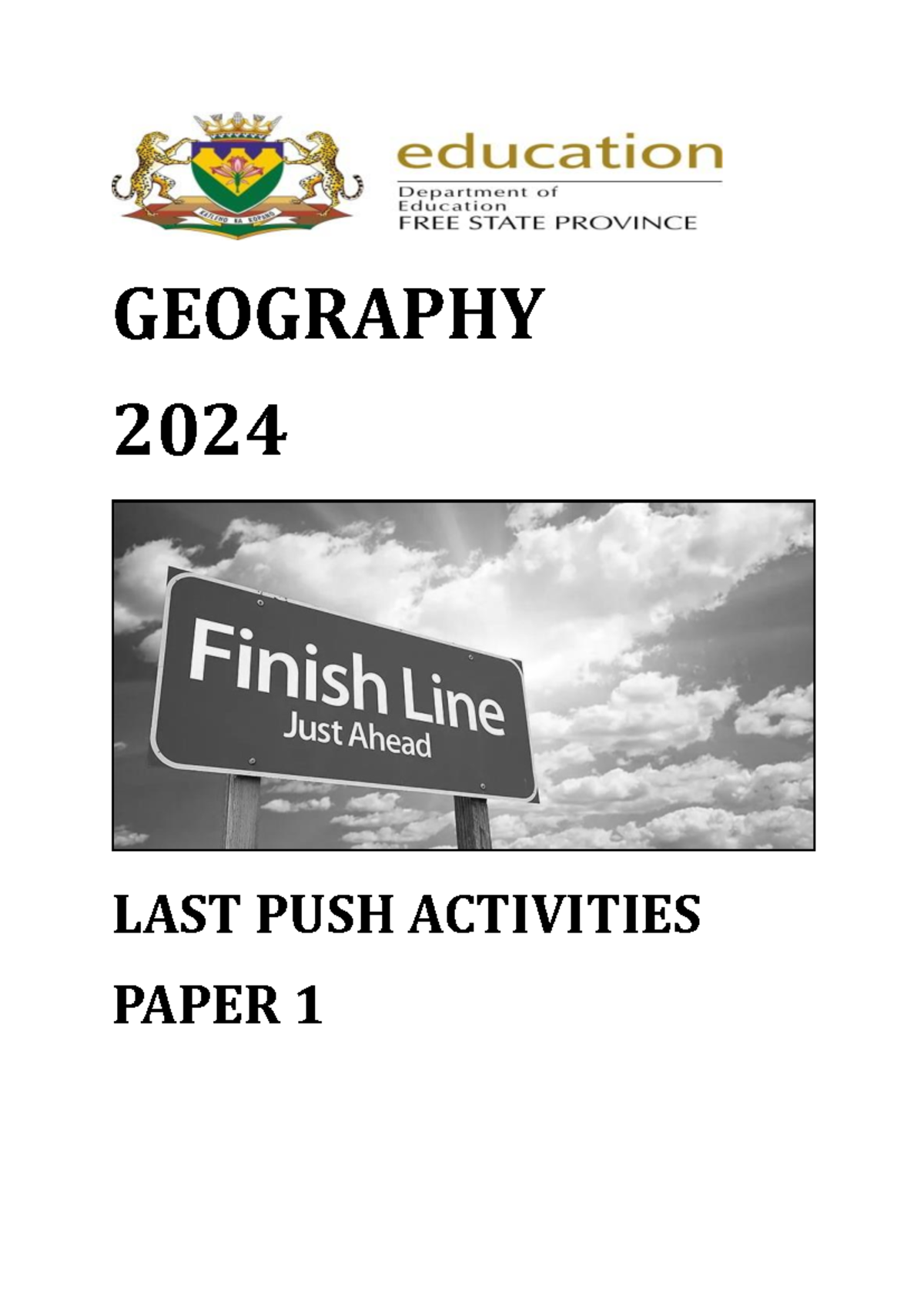 GEOGRAPHY 2024 FINAL EXAM PAPER 1: CLIMATE AND WEATHER REVIEW - Studocu