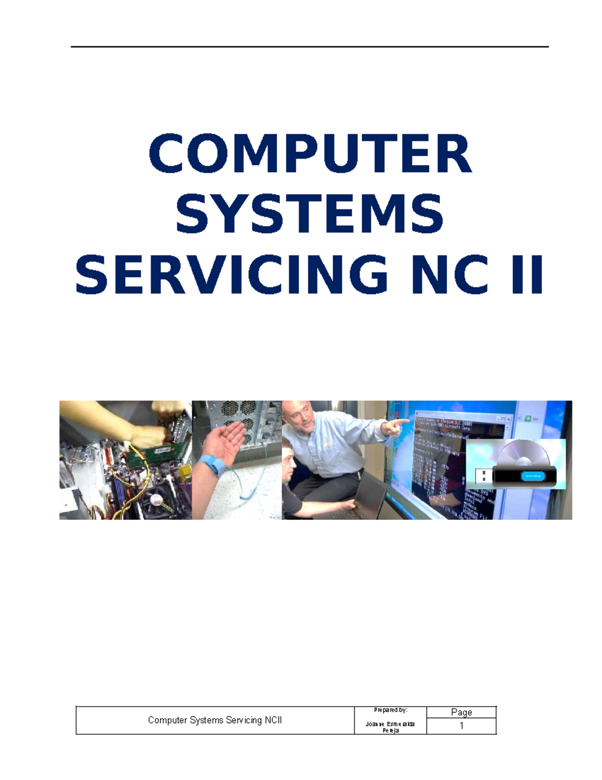 COMPUTER SYSTEMS SERVICING NC II: Comprehensive Learner's Handbook ...