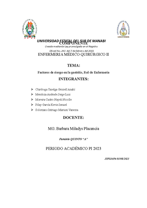 NIC 2024 - enfermeria - Clasificación de Intervenciones de Enfermería ...
