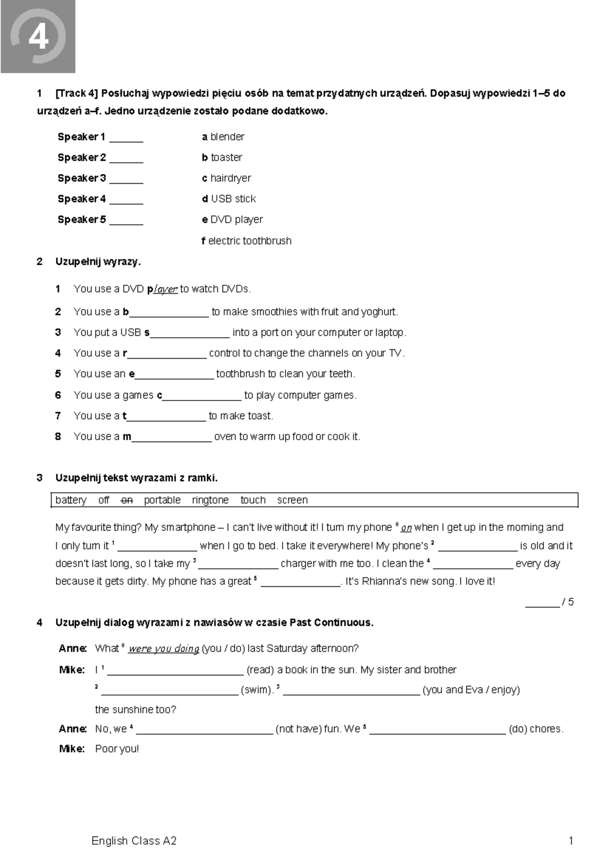 Kartkówka: Present Simple vs Present Continuous z ćwiczeniami - Studocu