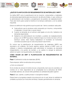 Ejemplo DEL WORK Factor - EJEMPLO DEL WORK FACTOR · a) Para quitar el ...