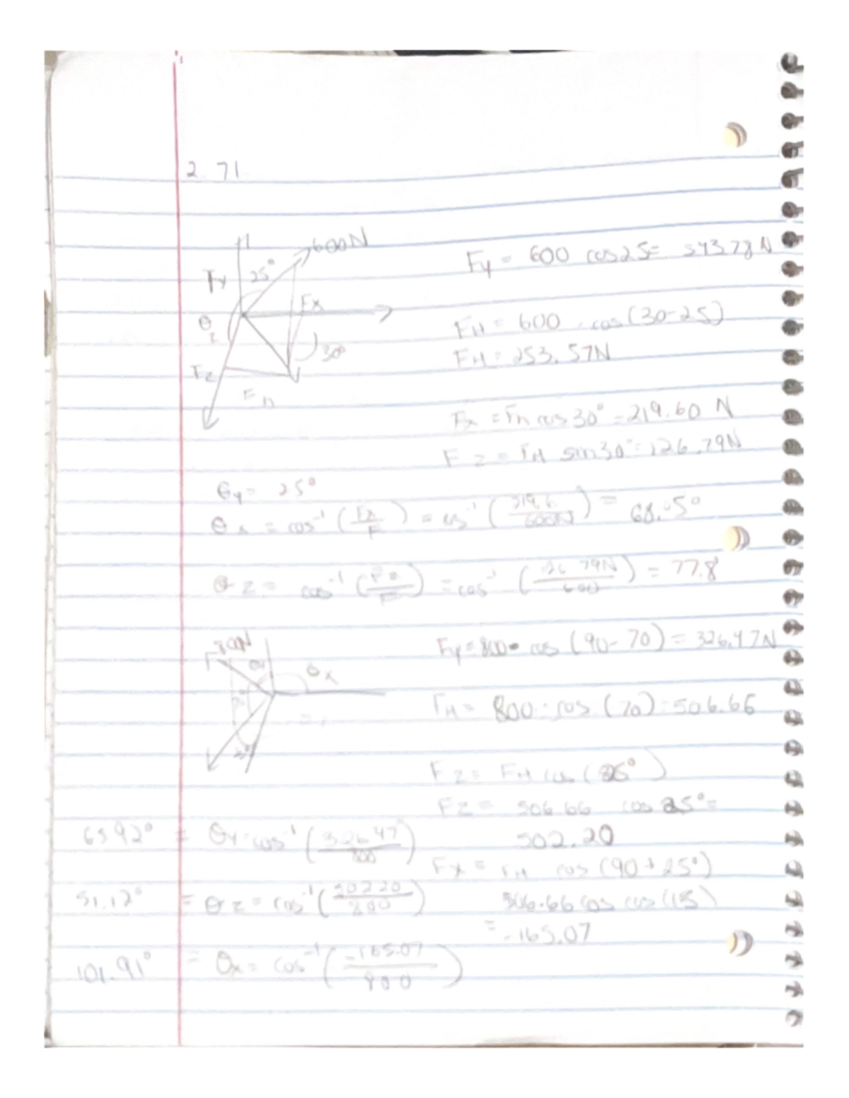 Mech 234 Homework 8: Force and Load Calculations Solutions - Studocu