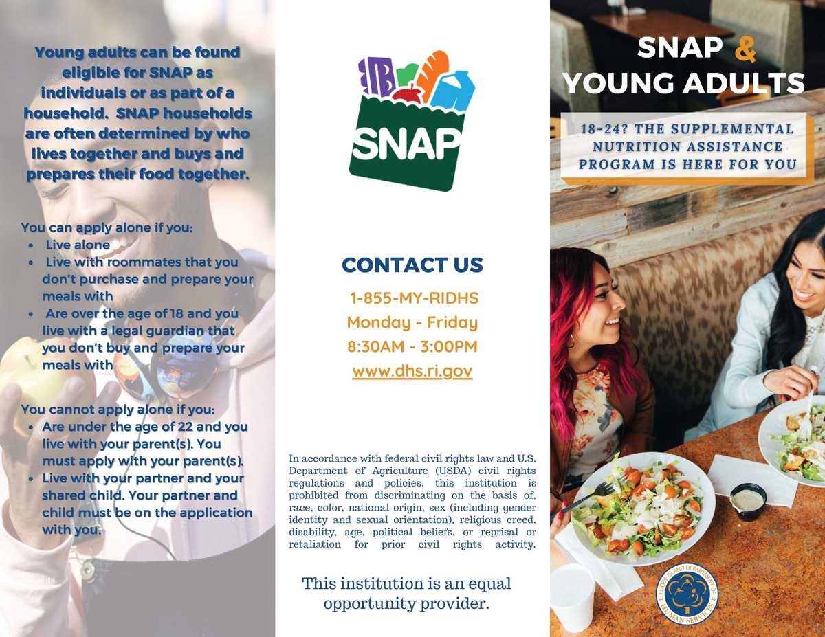 SNAP Young Adults Brochure - Revised Edition 2.2024 - Studocu