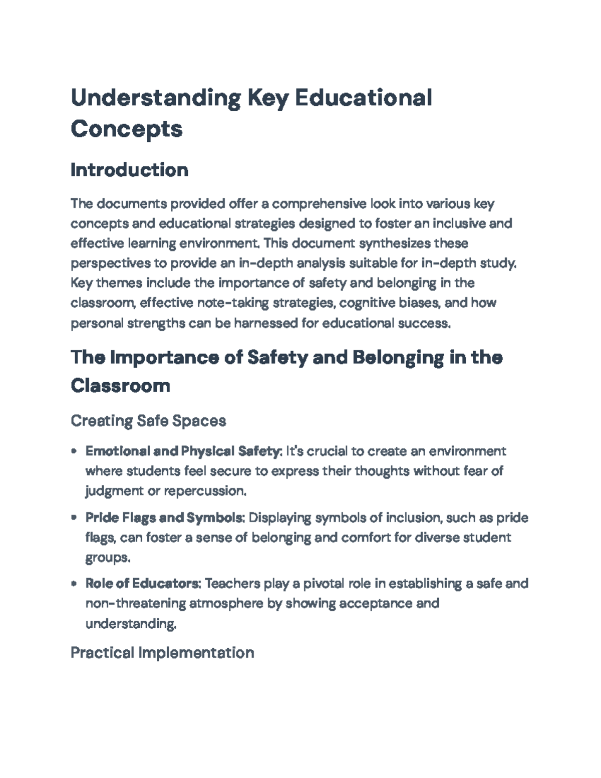 Understanding Key Concepts in Inclusive Education Strategies ...