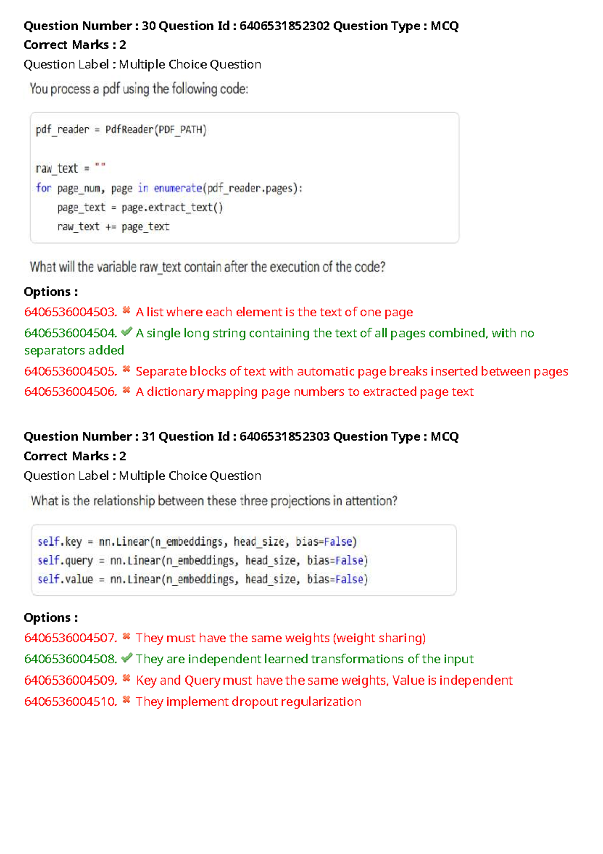 DLGen AI-19: MCQ Questions for Deep Learning Course - Studocu