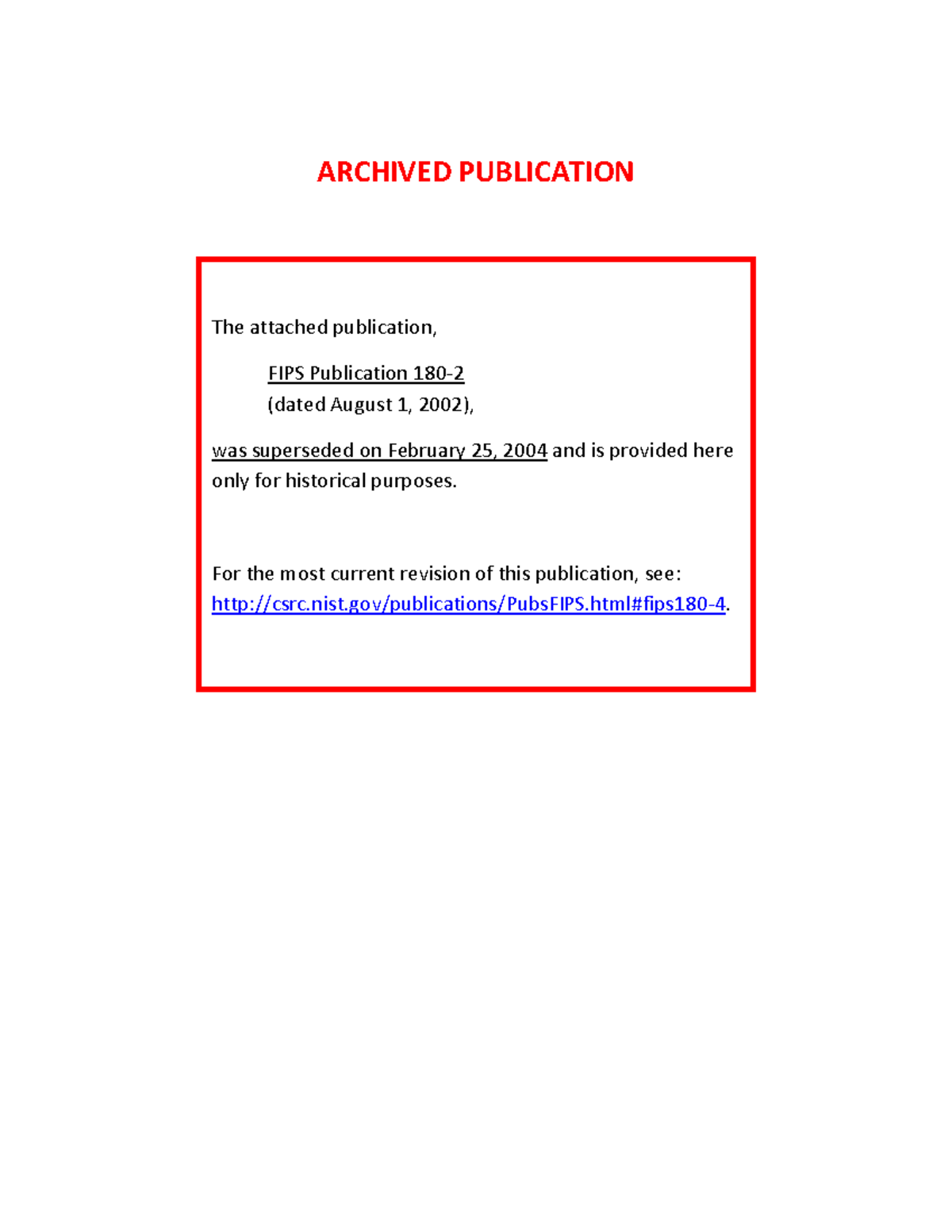 FIPS 180-2: Secure Hash Standard (SHA-2) Overview and Details - Studocu