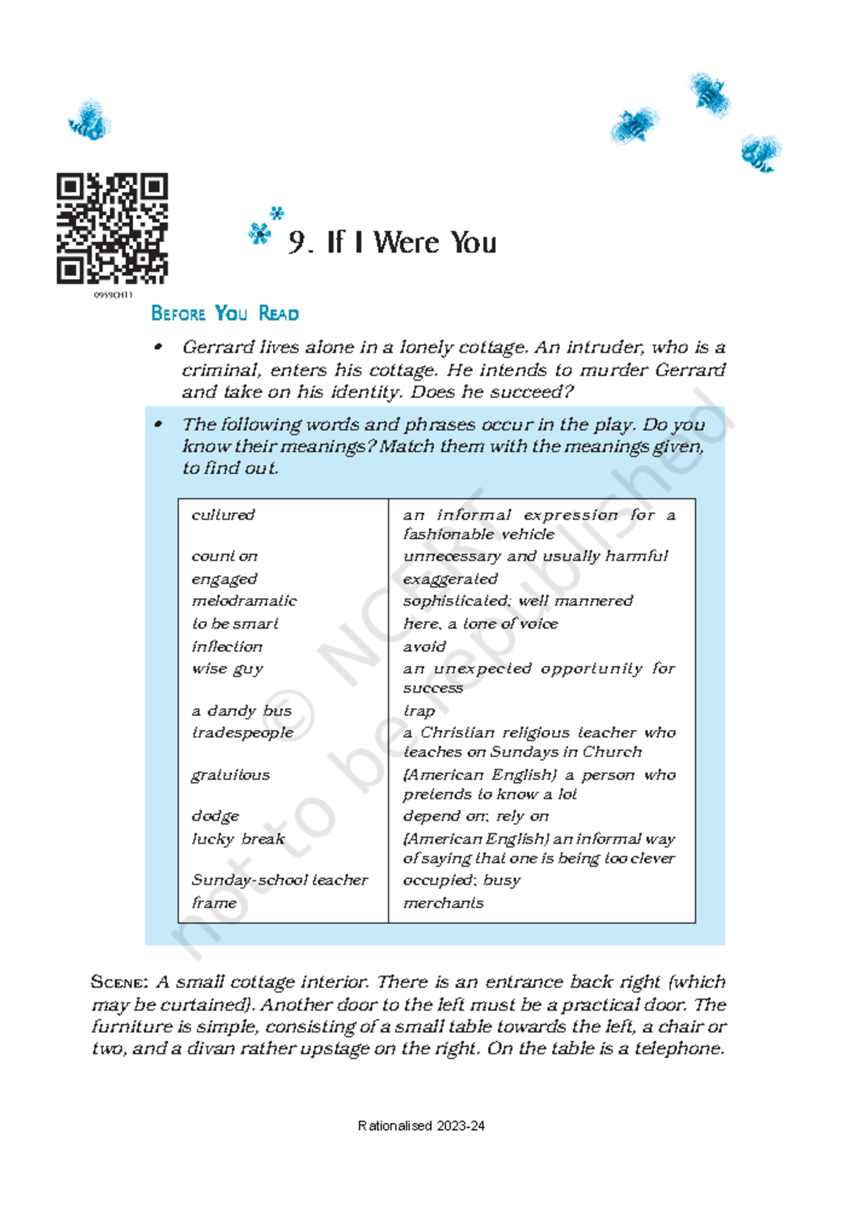 If I Were You - Play Analysis and Vocabulary Notes (Iebe109) - Studocu