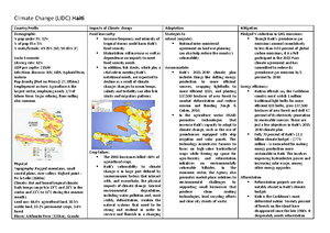 Haiti Earthquake Case Study - CASE STUDY: HAITI - LIDC Context: Poorest ...