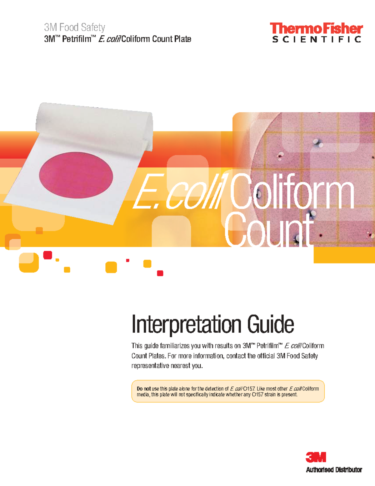 3M Food Safety EC Plate Count Interpretation Guide - Studocu