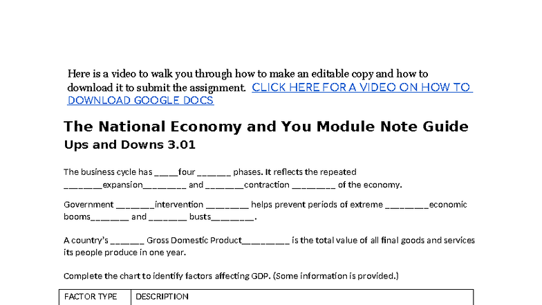 (Econ) 3.01-3.07 Comprehensive Note Guide on Economic Principles - Studocu