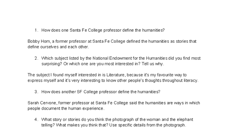 Intro to Humanities (HUM 101): Stories Behind Images & Art - Studocu