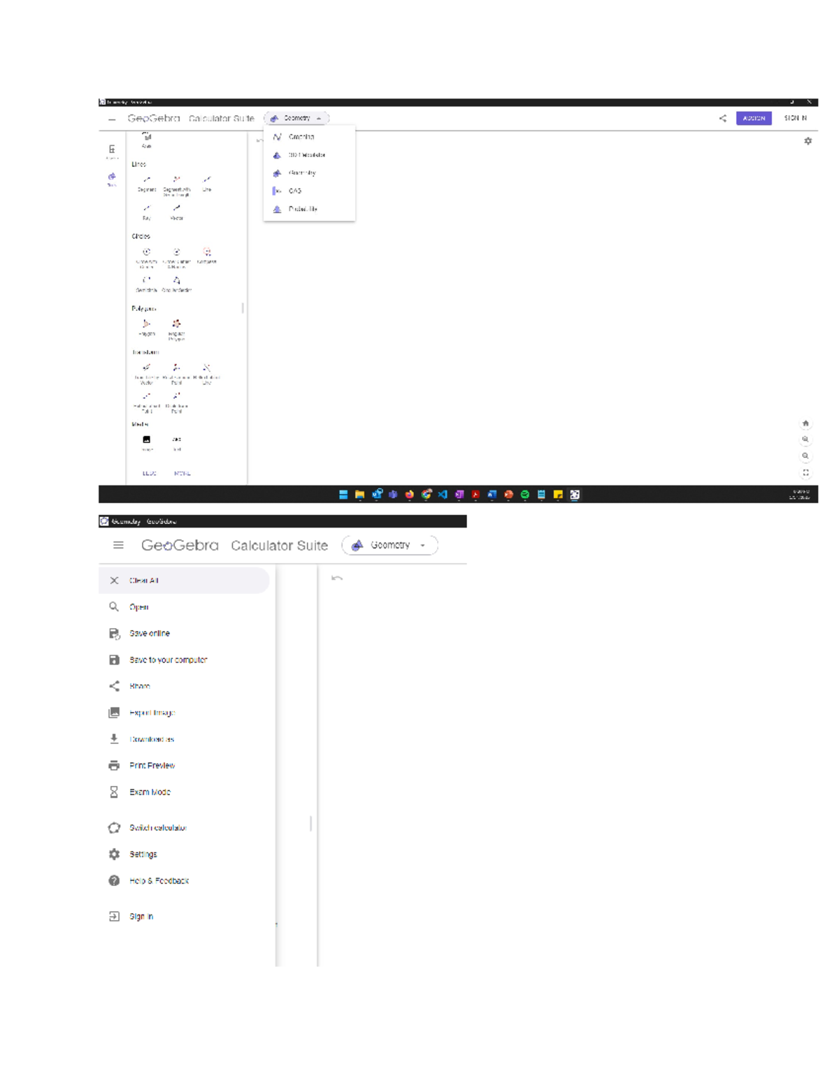 Screenshots Geo Gebra Guillermo Alcalá - Geometry GeoGebra GeoGebra ...