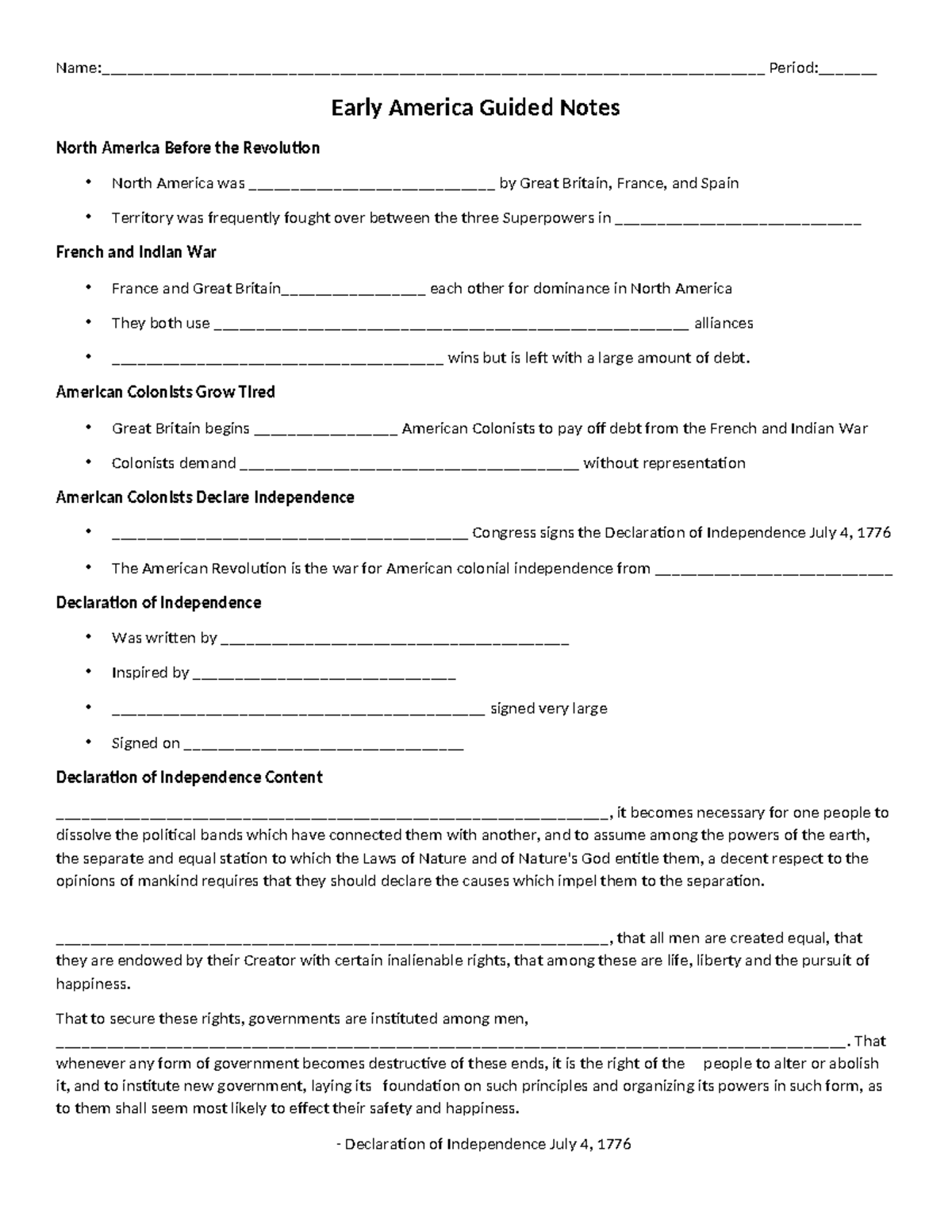 Unit+1+Early+America+Guided+Notes - - Studocu