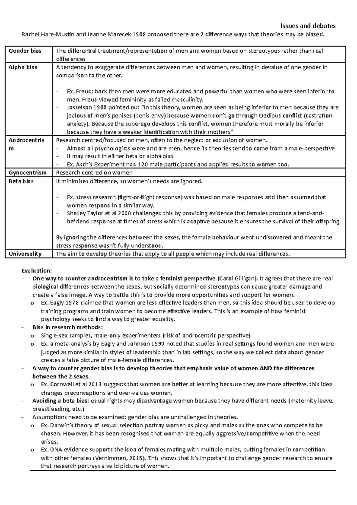 AQA A Level Psychology: Comprehensive Key Terms Glossary - Studocu