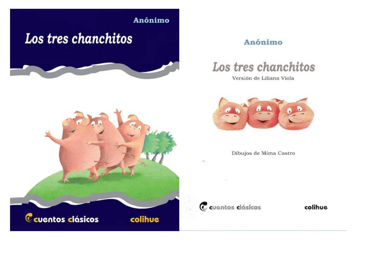 LOS TRES CHANCHITOS: UN CLÁSICO CUENTO INFANTIL EN MAYÚSCULAS - Studocu